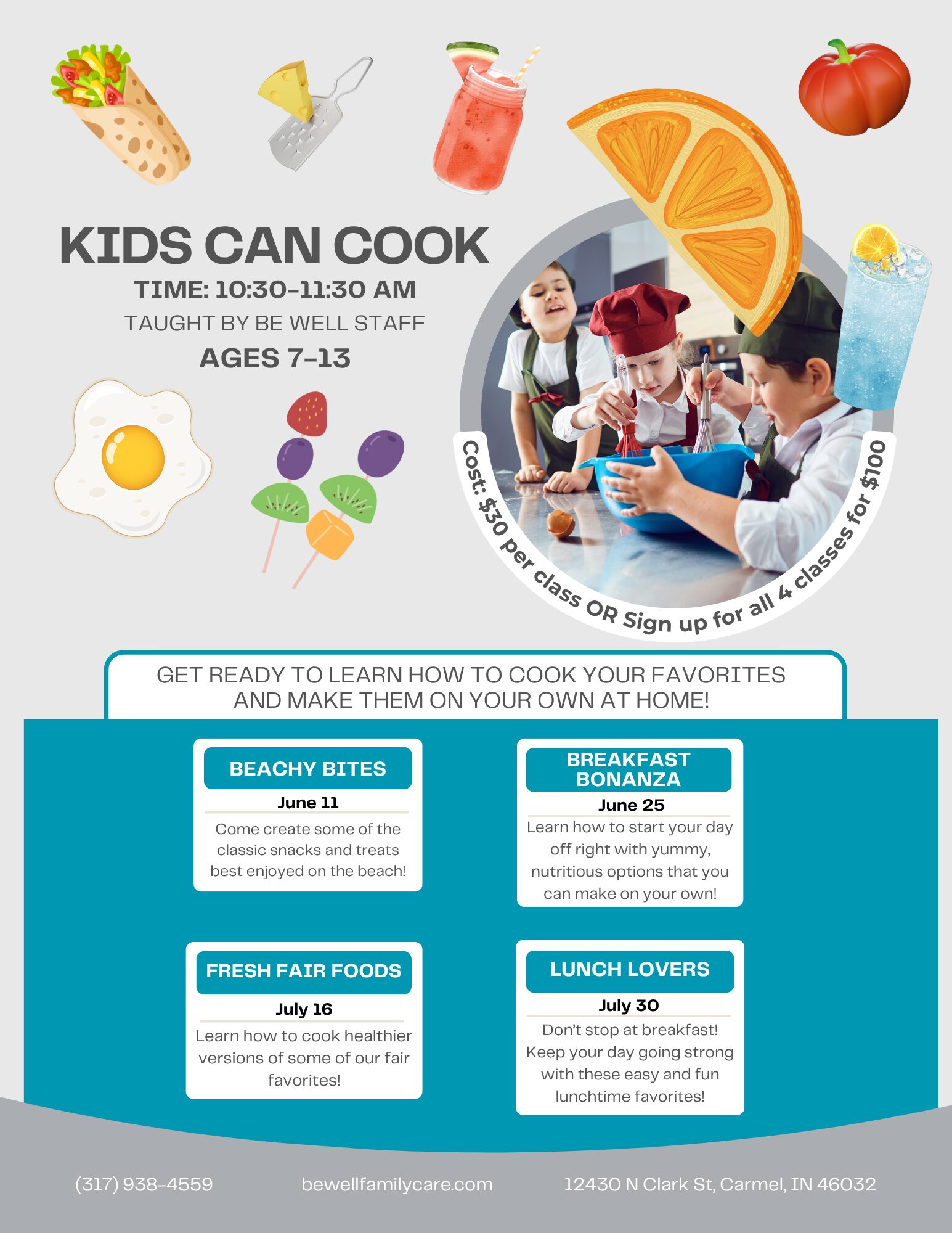 Kids Can Cook Class - Fresh Fair Foods - Community Calendar of Holistic ...